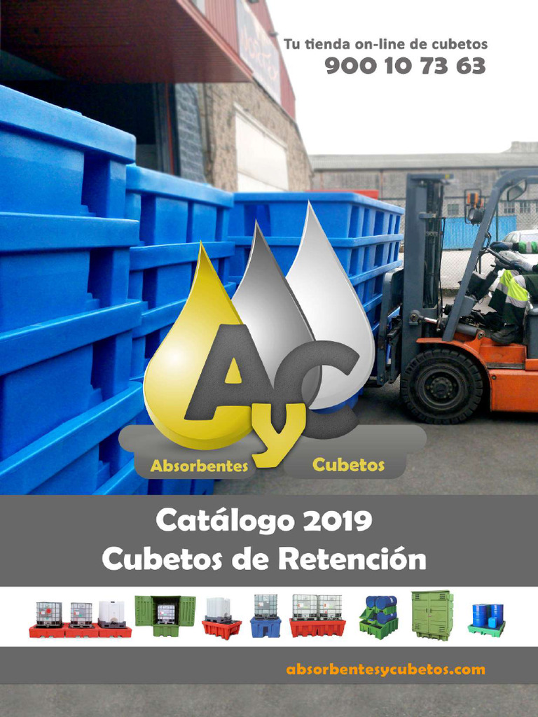 Catalgo Cubetos de Retencion 2019 Absorbentesycubetos | PDF