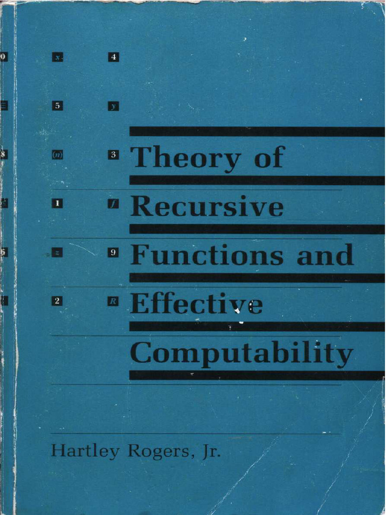 Theory of Recursive Function and Effecti | PDF