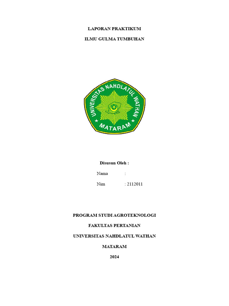 Klasifikasi Gulma: Taksonomi dan Morfologi | PDF | Griya & Taman ...