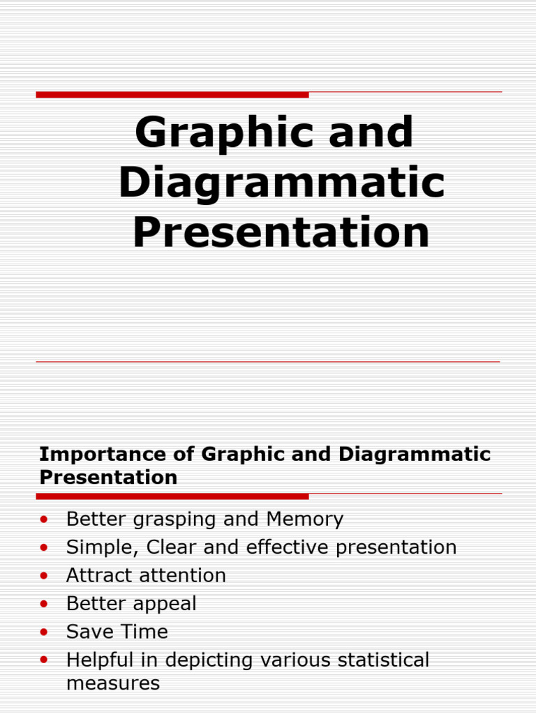 03 Importance of Graphic and Diagrammatic Presentation | PDF | Home ...