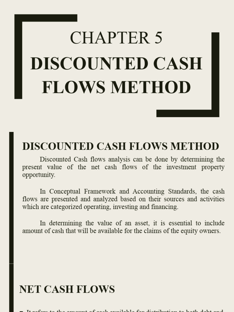 CHAPTER 5 Discounted Cash Flows Method | PDF | Expense | Equity (Finance)