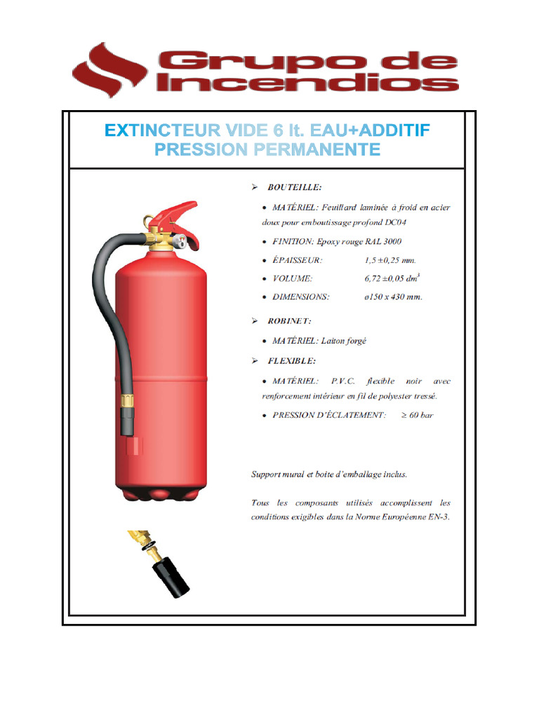 Fiche Tech 6L E.P - Grupo | PDF