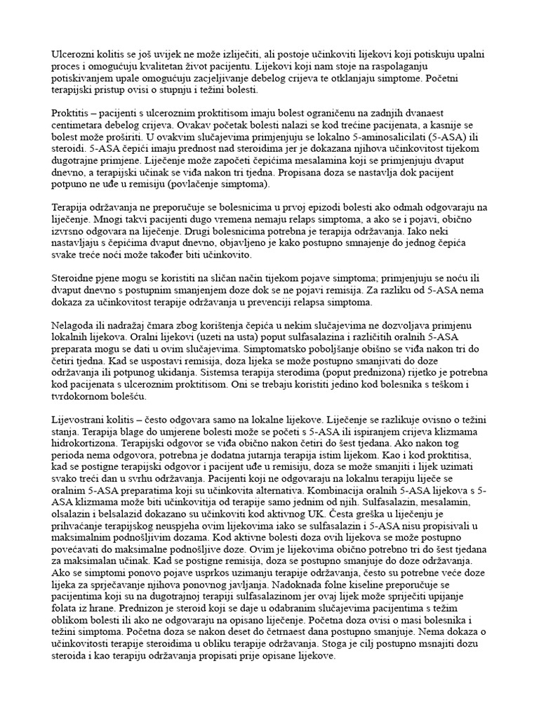 ulcer kolitis opisi | PDF