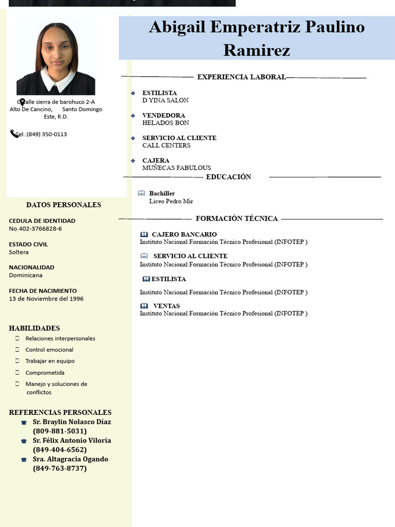 Abigail Emperatriz Paulino Ramirez | PDF