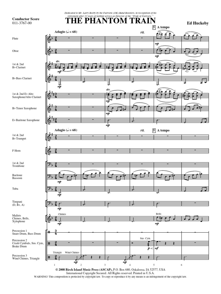 The Phantom Train | PDF | Saxophone | Musical Instruments