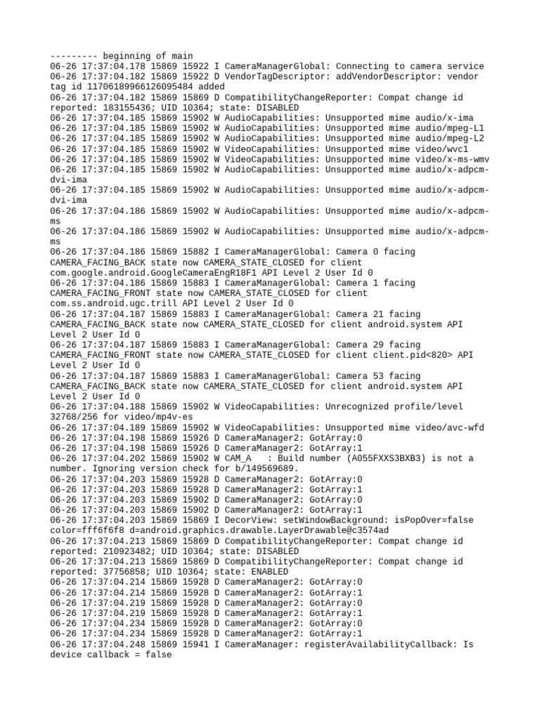 logcat1719398224126 | Download Free PDF | Operating System Technology | Computer Architecture