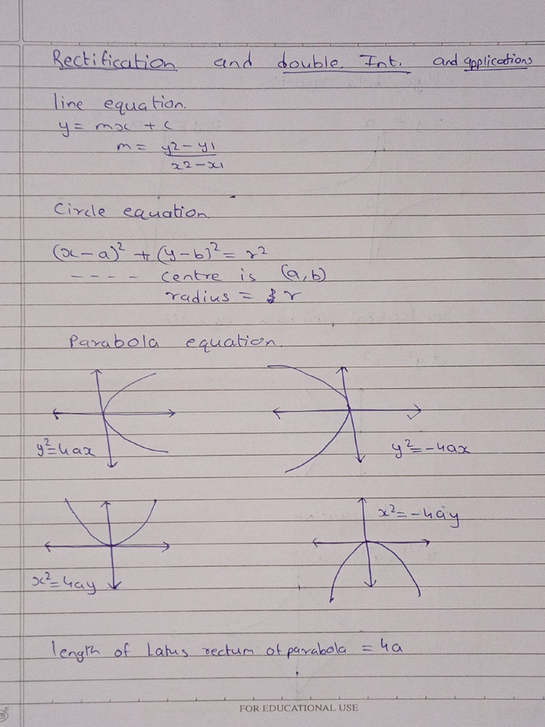 Rectification Double and Applications | PDF