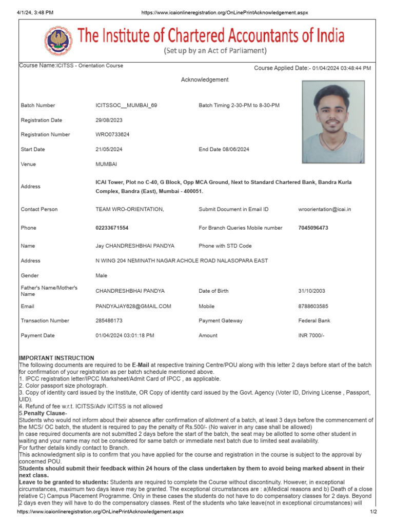 Orientation Course1 | PDF | Identity Document | Government And Personhood