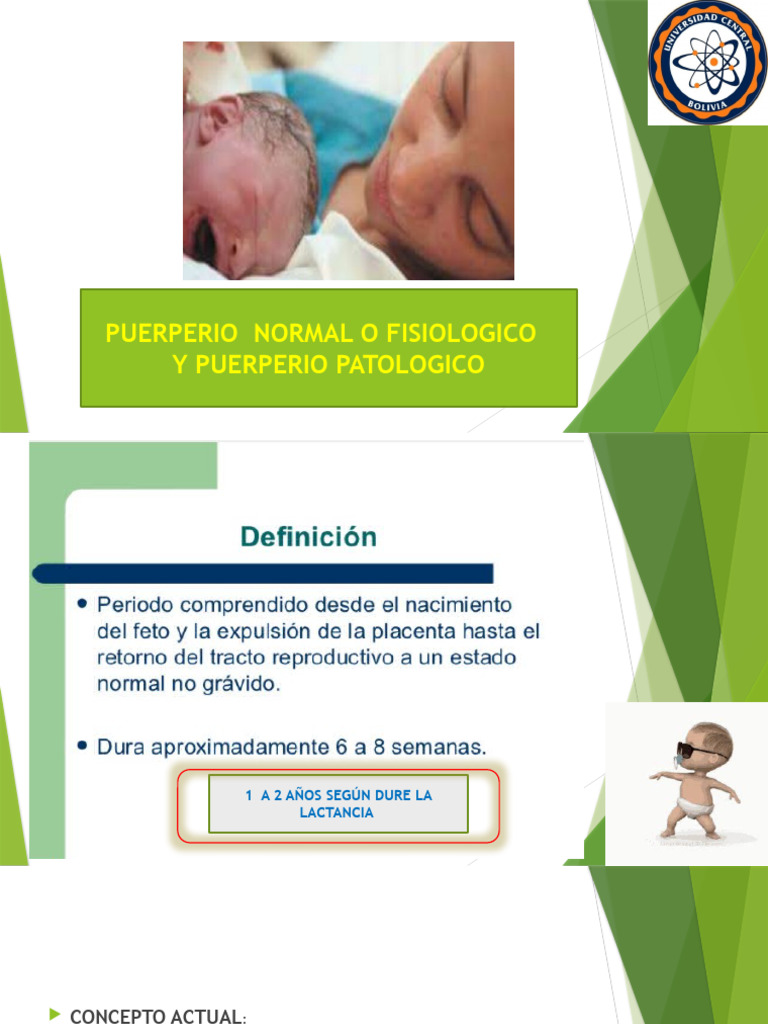 Clase 15 Puerperio Normal y Patologico | PDF | Salud y bienestar