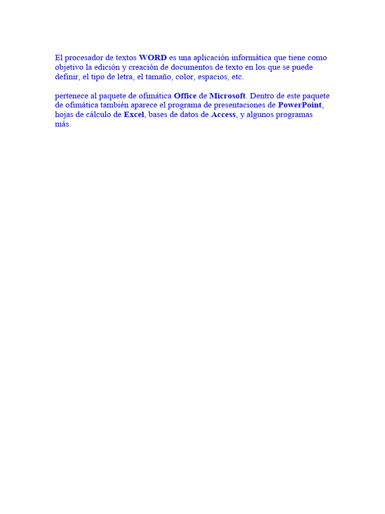 Introducción a Microsoft Word y su uso | PDF