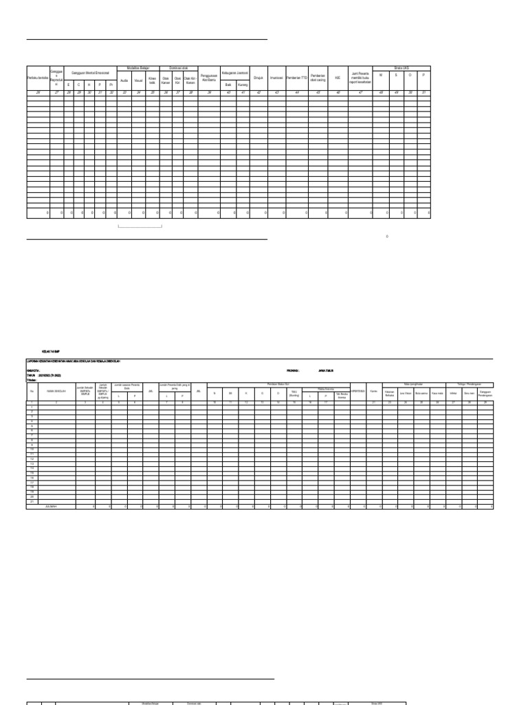 Lap Penjaringan Baru New | PDF