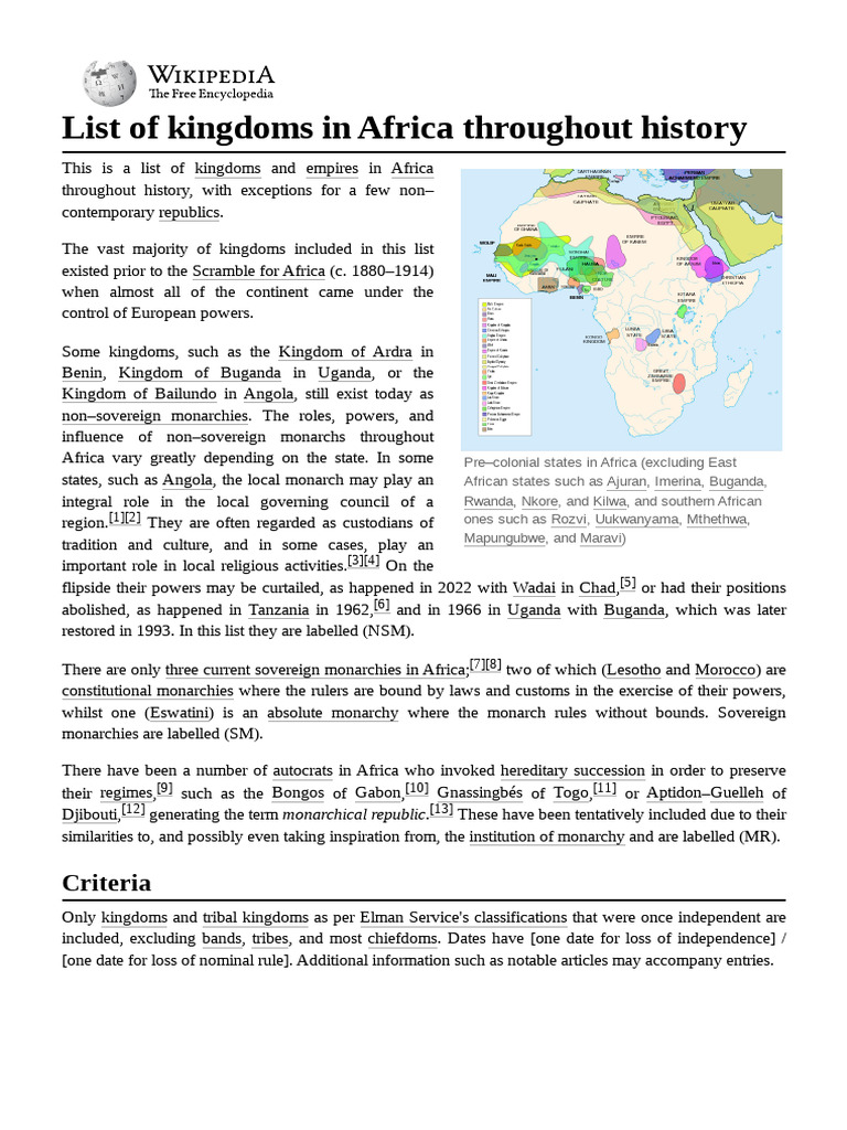 List_of_kingdoms_in_Africa_throughout_history | PDF