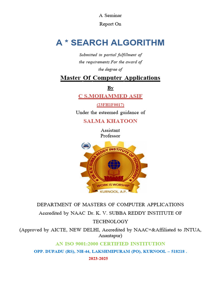 Asif Seminar Report | PDF | Applied Mathematics | Computational Complexity Theory