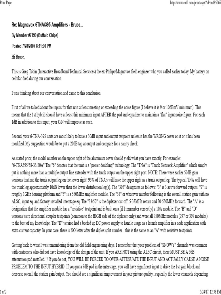 6-TNA - INFO - Greg Tobin | PDF | Amplifier | Computer Engineering