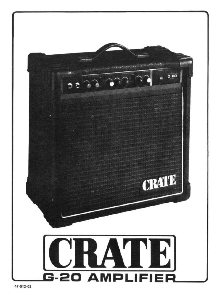 Crate G20 OM | PDF