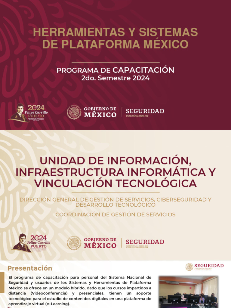 Programa Capacitacion 2024-II | PDF | La seguridad informática | Seguridad