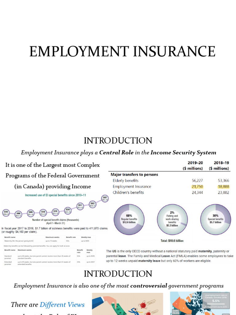 Employment Insurance | PDF | Unemployment Benefits | Unemployment