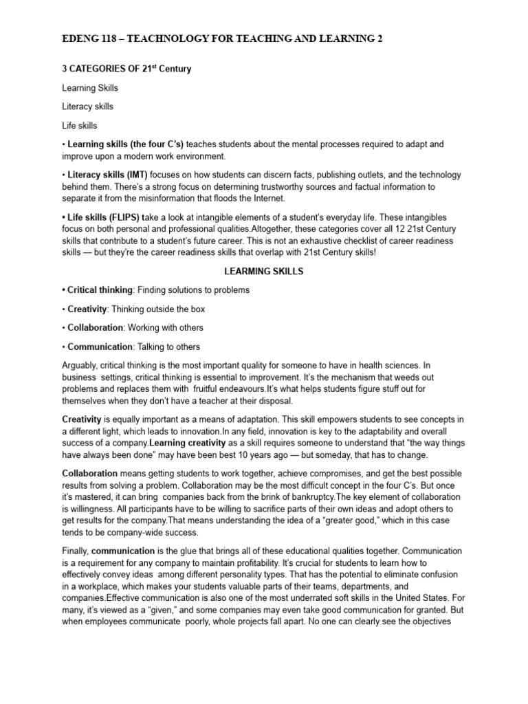 Edeng 118 | PDF | Project Based Learning | Communication