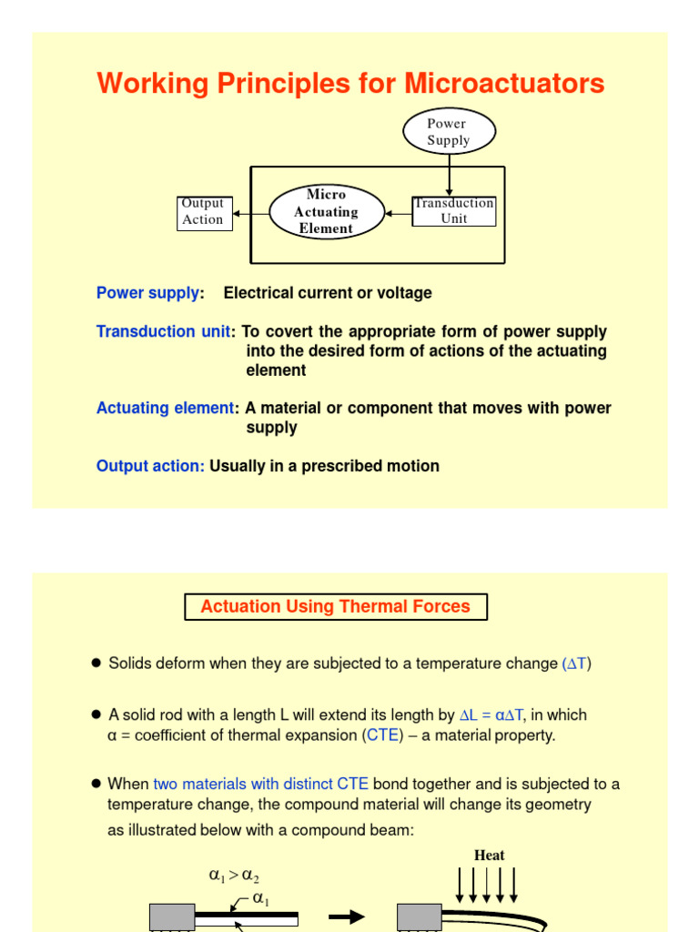 Module 2 - MEMS - Micro Actuators, Accelerometers | PDF | Accelerometer ...