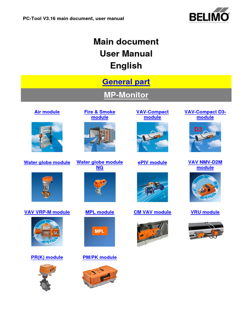 Belimo PC Tool Operating Manual en GB | PDF | Computer File | Menu (Computing)
