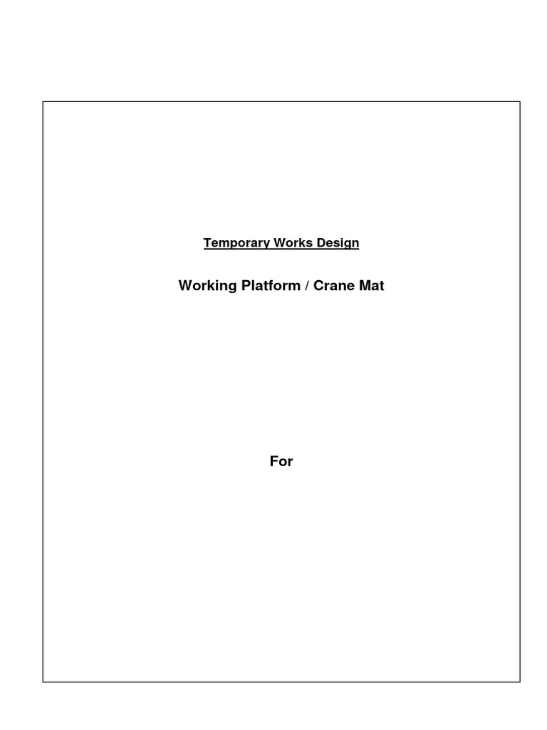 Crane Matt Example | PDF | Crane (Machine) | Civil Engineering