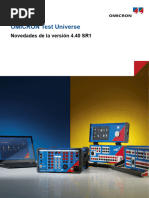 Manual de Usuario Test Universe OMICRON | PDF | Controlador de interfaz ...