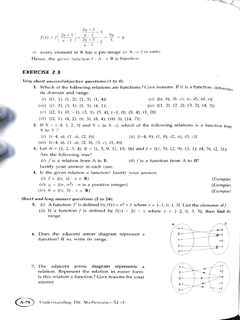 Function ML Agarwal | PDF | Function (Mathematics) | Functions And Mappings