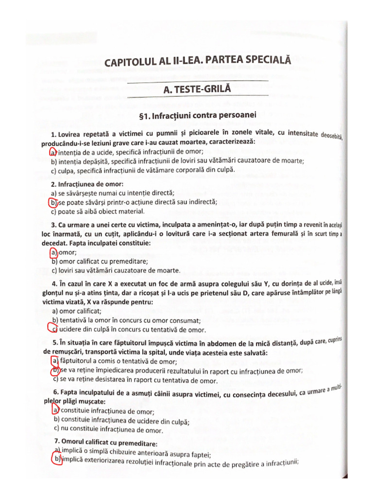 CAPITOLUL AL II-LEA. PARTEA SPECIALÀ - Incercuit | PDF