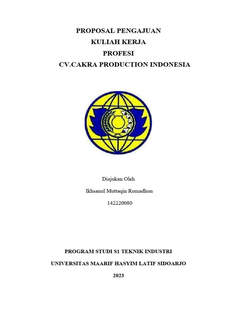PROPOSAL PENGAJUAN KKP CV.KPA | PDF