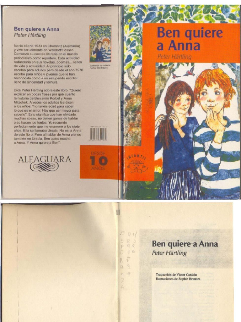 Libro Ben Quiere A Anna-Salida | PDF
