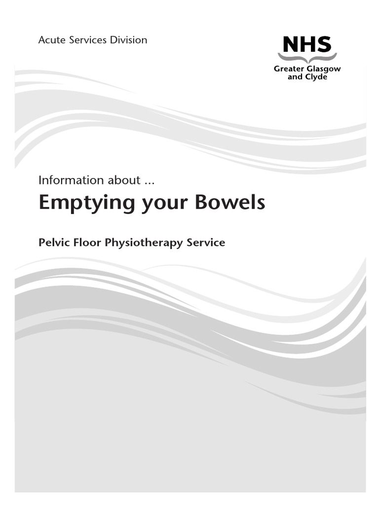Information About Emptying Your Bowels | PDF | Constipation | Dietary Fiber