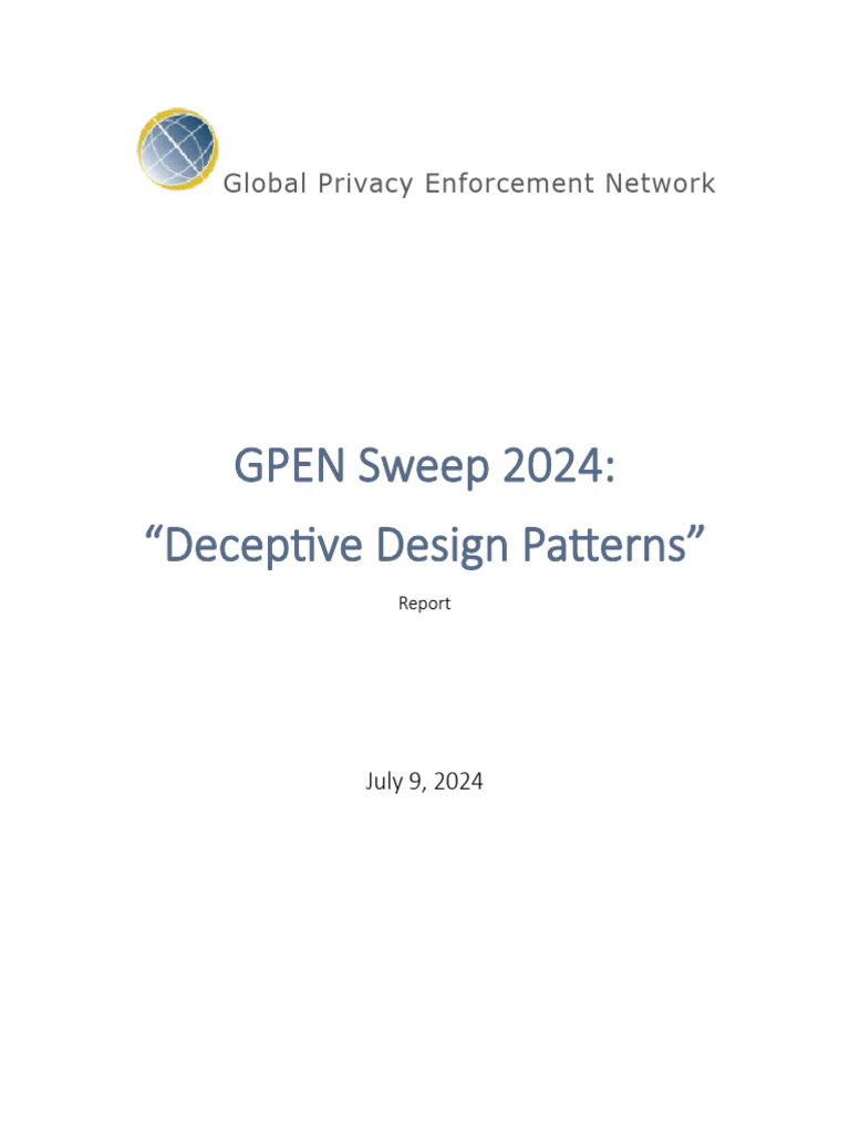 GPEN Sweep 2024 | PDF | Privacy | Internet Privacy