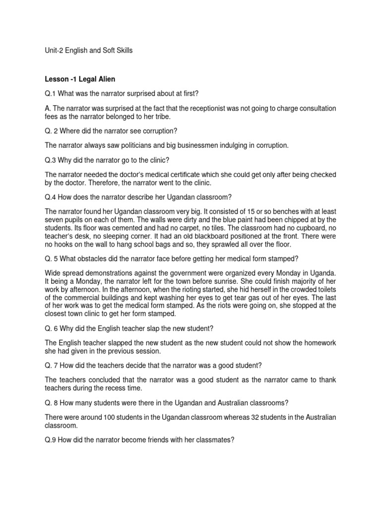 Unit 2_Notes_ English and Soft Skills | PDF