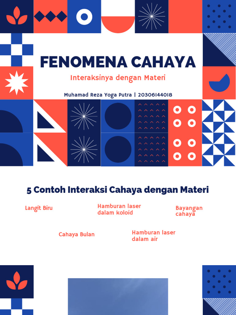 M Reza Yoga Putra - Interaksi Cahaya Dengan Materi | PDF