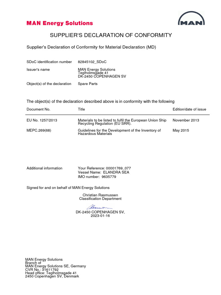 IHM Certificates - 32345342 MAN | PDF | Chlorofluorocarbon | Chemical ...