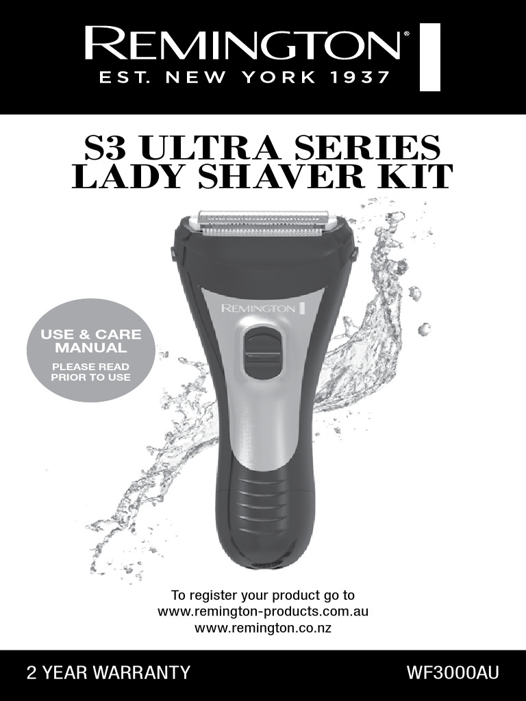 Wf3000au Ifu Fa 130521 LR | PDF | Shaving | Ac Power Plugs And Sockets