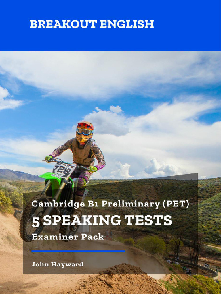 Preliminary PET Speaking Examiner Pack | PDF | Language Arts & Discipline