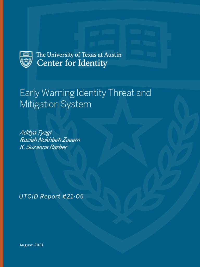 Early Warning Identity Threat and Mitigation System | PDF | Parsing | Information