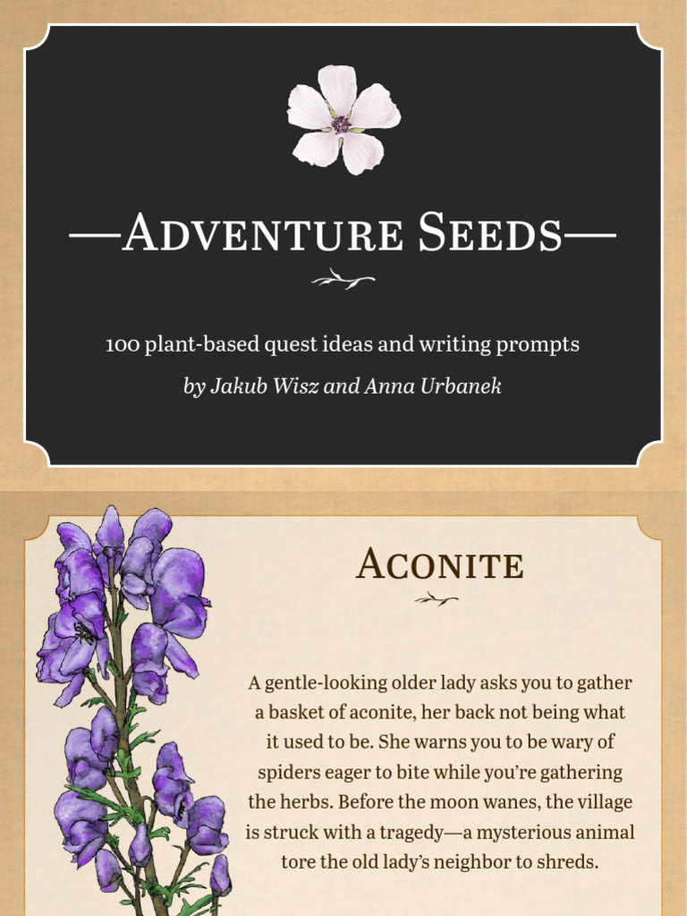Herbalists Adventure Seeds | PDF | Cemetery