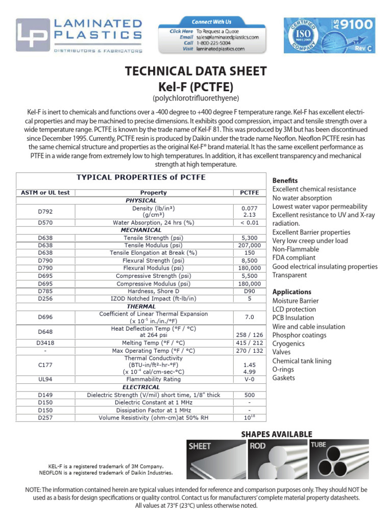 Kel F | PDF | Amorphous Solid | Building Materials