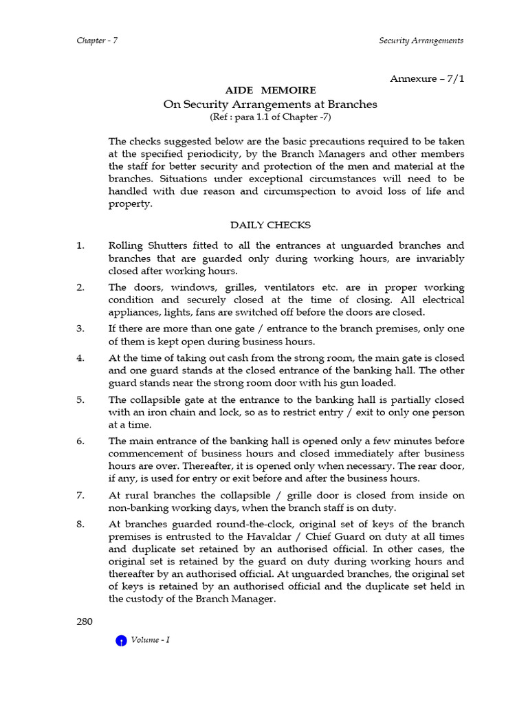 Aid Memoire | PDF | Backup | Door