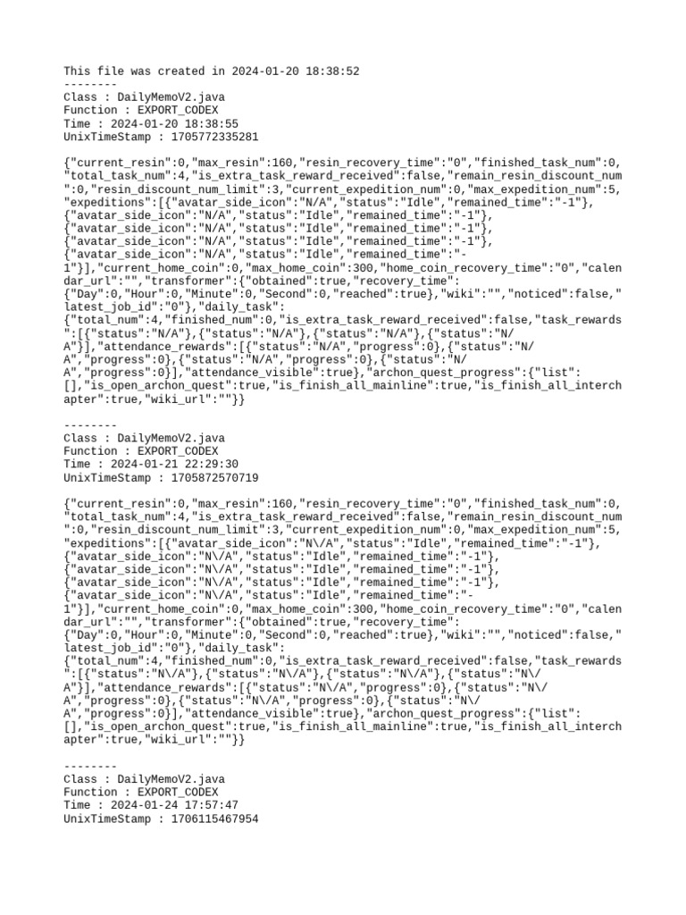 Daily Memo V2 | PDF