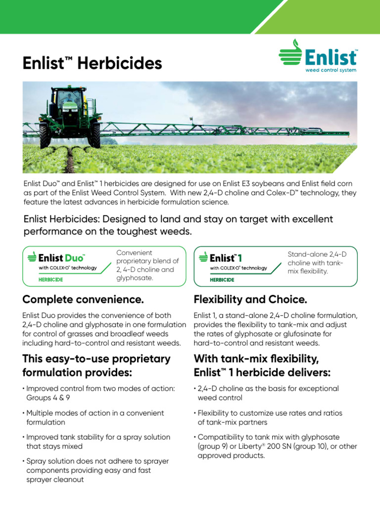 DF Enlist Herbicide East | PDF | Herbicide | Weed