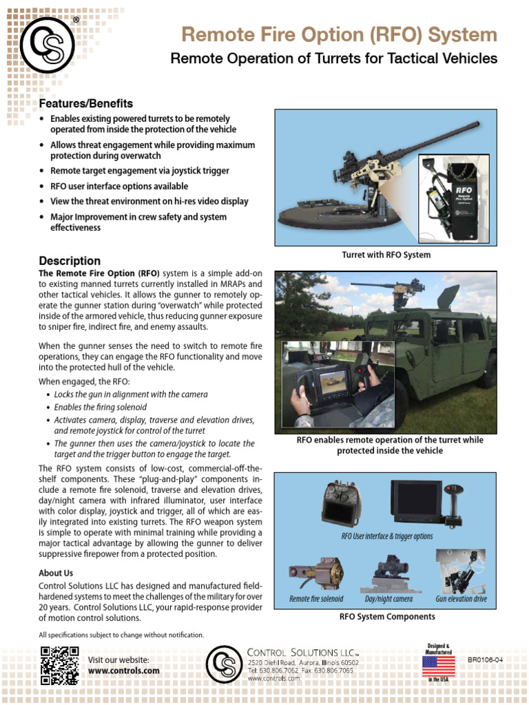 RFO System BR0106 04 WEB | PDF | Artillery | Gun Turret