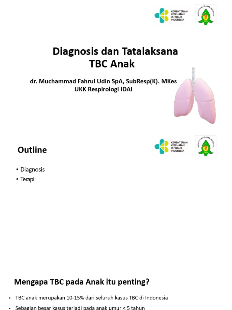 Diagnosis TBC Anak - Dr. Muchammad Fahrul Udin SpA, SubResp (K) - MKes ...