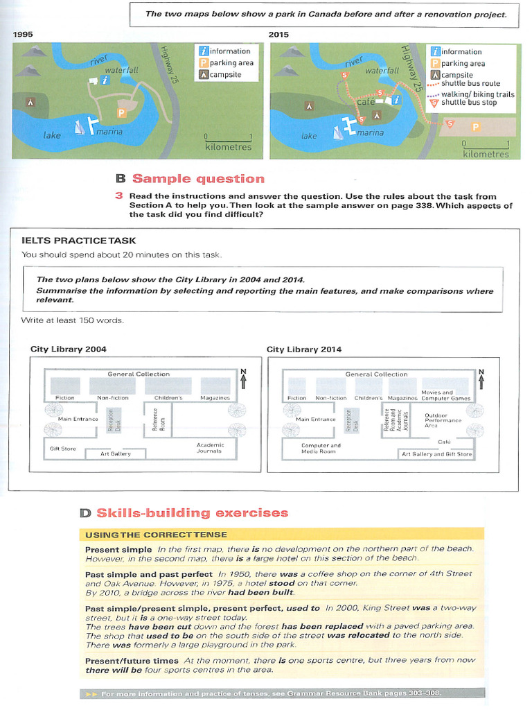 Writing Task 1 (MAPS) | PDF