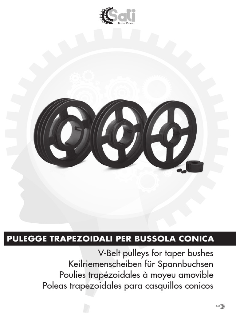 шкивы Sati | PDF