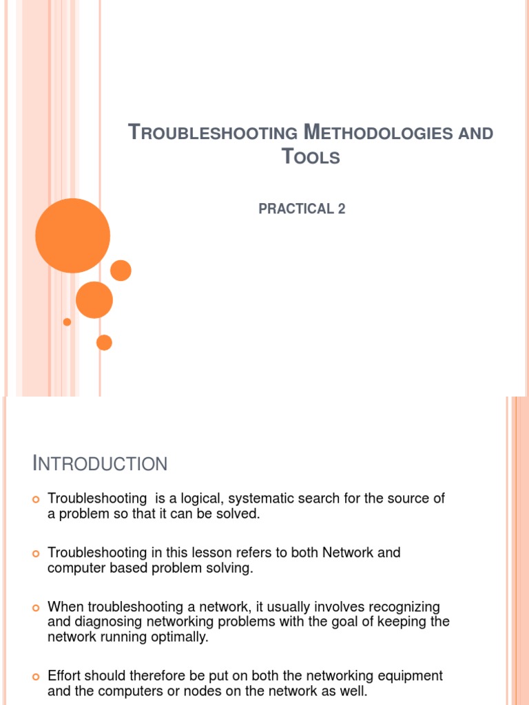 Comp314 Practical-Troubleshooting Methodologies and Tools | PDF | Ip ...