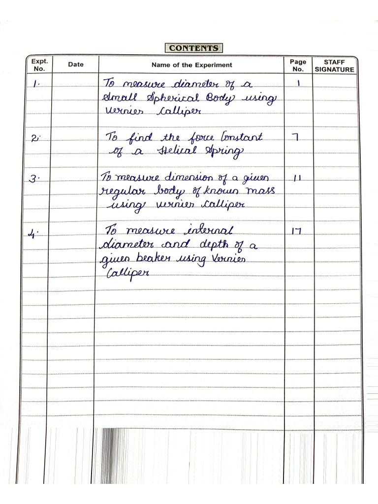 Physics Record 2022-2023 | PDF