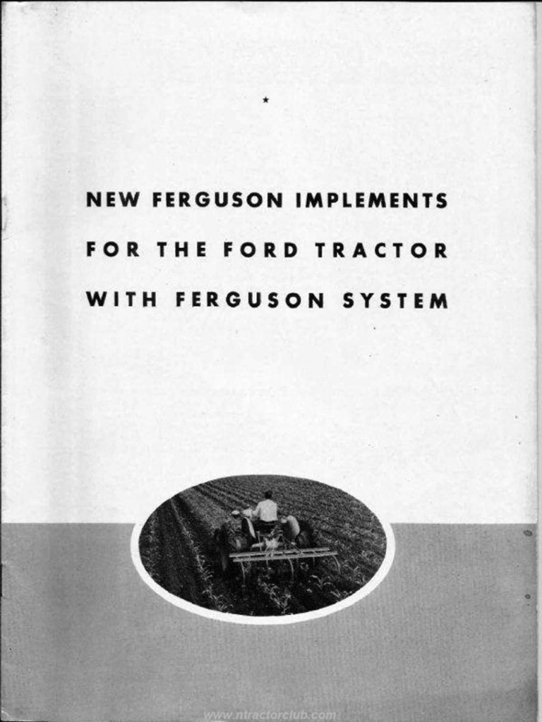 Grey Ferguson implements guide | PDF